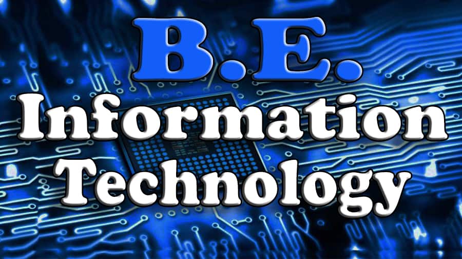 BE Information Technology Syllabus, Scope and Salary - VisionPapers
